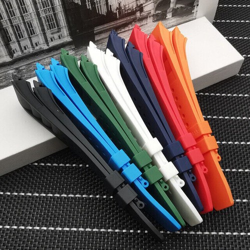 Fit for RM Watches 25mm, Waterproof Silicone Rubber Band Strap Bracelet ...