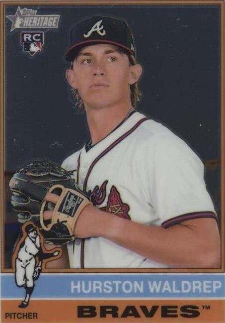 2025 Topps Heritage - Hurston Waldrep #86 Chrome (RC) for sale online ...
