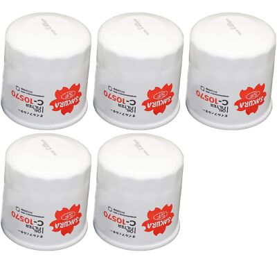 5 X C-10570 Sakura Oil Filter - Fits Proton Savvy Xref: WCO124 ...