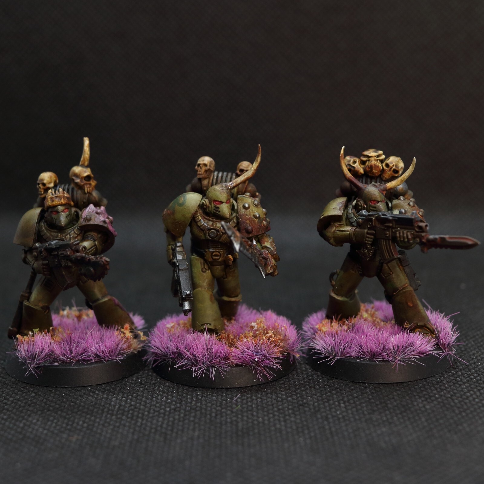 Chaos Kill team Warhammer 40k (nurgle) (Horus heresy) Field of rot | eBay