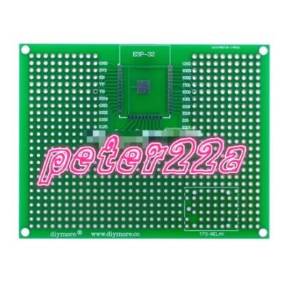 1PCS ESP8266 ESP-12F/12E ESP32 hole plate 7*9CM double-sided tin ...