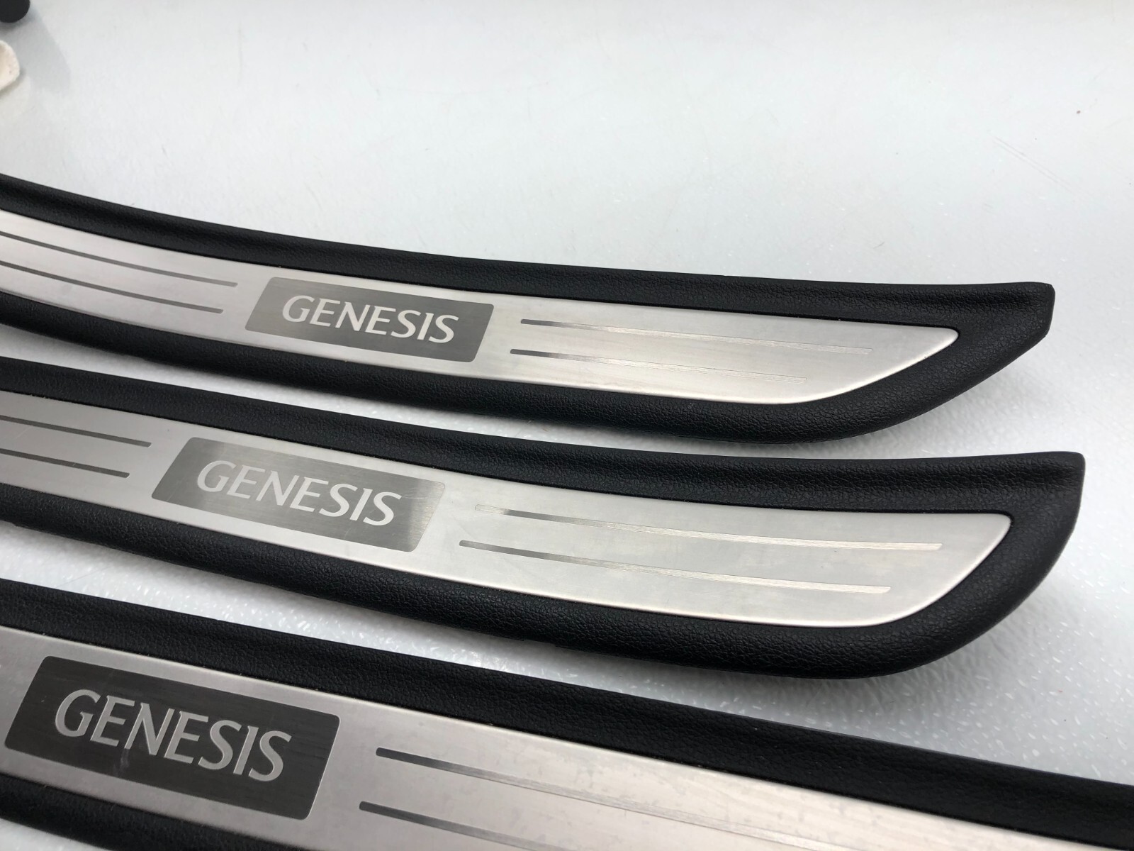 2017 - 2022 GENESIS G90 LEFT RIGHT FRONT REAR DOOR SILL SCUFF PLATE SET ...