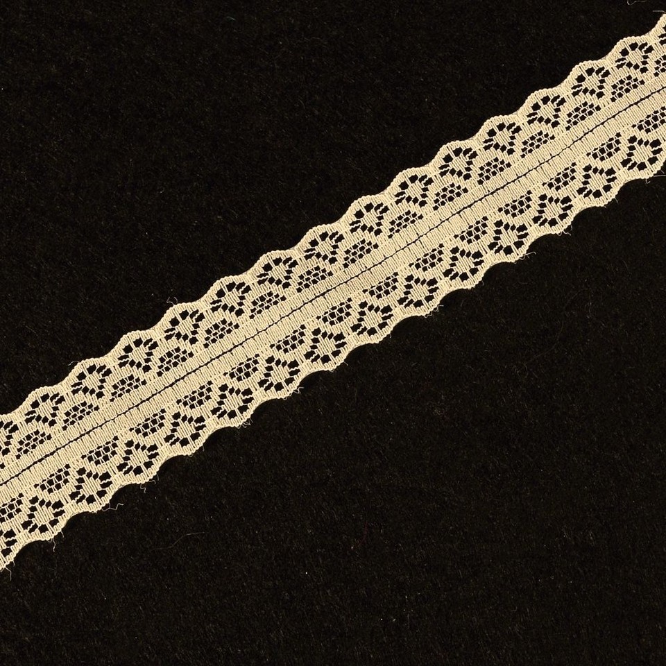 CraftbuddyUS VL10C 20mx25mm Cream Vintage Scalloped Lace ...