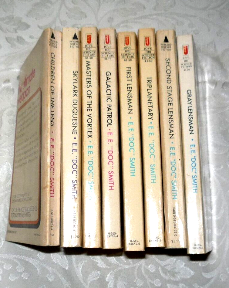 1-8 of the famous lensman series by e.e. doc smith p/b 1970s | eBay