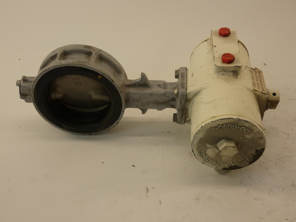 Tomoe 100 Valve 4" Pneumatic Actuator Butterfly Valve | eBay