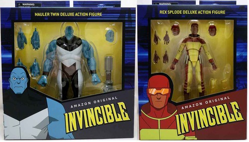 Invincible 7 Inch Figure Select Series 4 - Set of 2 (Maulter Twin & Rex ...