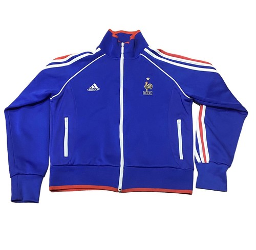 Adidas FFF French Football Federation Soccer Athletic Track Jacket Men ...