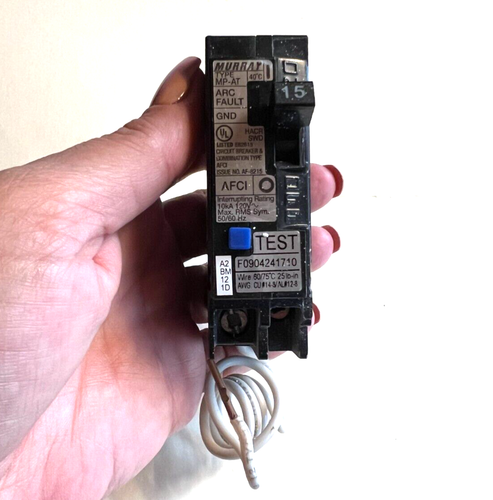 Murray 15 Amp 1-Pole Arc Fault Circuit Breaker Type MP-AT AFCI | eBay