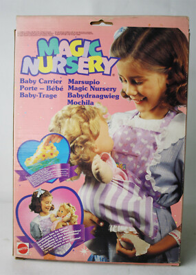 VERY RARE VINTAGE 1990 MAGIC NURSERY BABY CARRIER MATTEL NEW NOS ! | eBay