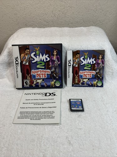 The Sims 2: Apartment Pets (Nintendo DS, 2008) Compete Tested More DS ...