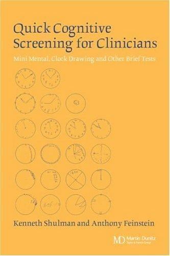Quick Cognitive Screening for Clinicians : Clock-Drawing and Other ...