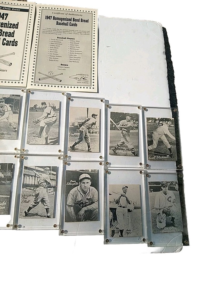 VINTAGE BASEBALL COLLECTIONS VERY NICE AUTHENTICITY 1947 | eBay