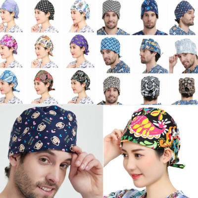 Medical Cap Doctor Surgical Hat Work Scrub Clean Nurse Head Cover ...