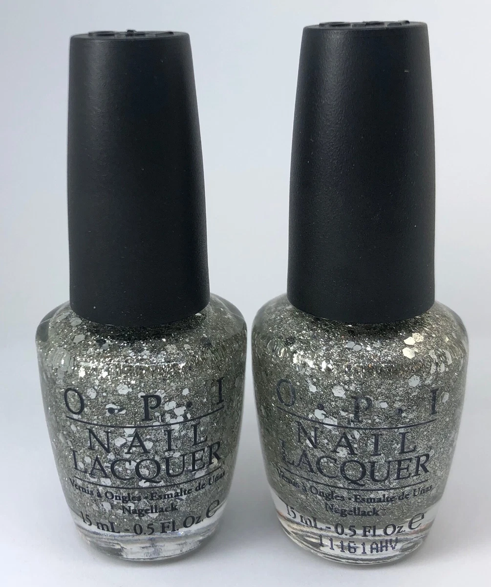 Silver Glitter Nail Polish Opi