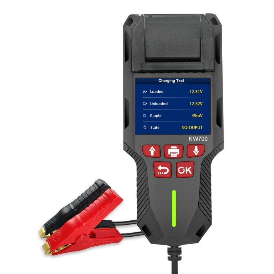 Record Printout For Car Maintenance KW700 Battery Tester Conductance ...