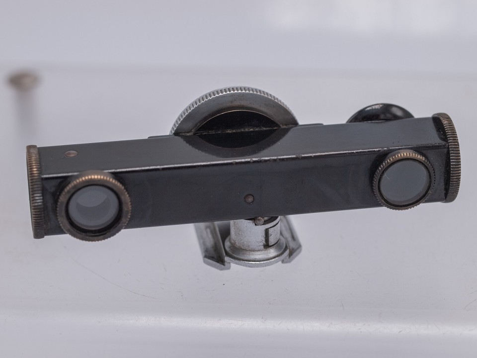Leitz Leica FOKOS External Shoe Mounted Rangefinder Black Paint w/ Rare ...