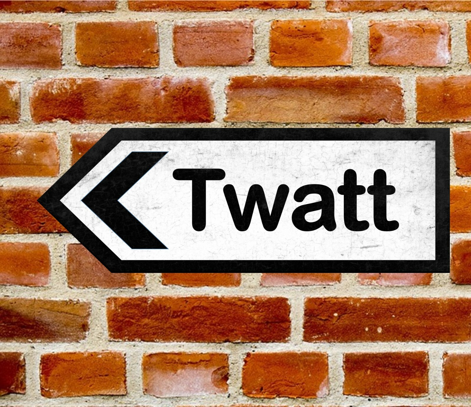 Funny Rude Metal TWATT, ORKNEY, ROAD SIGN Sign Left Or Right Size 283 x ...