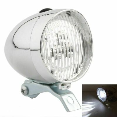 Classic LED Vintage Bike Headlight Bicycle Retro Head Light Front Fog ...