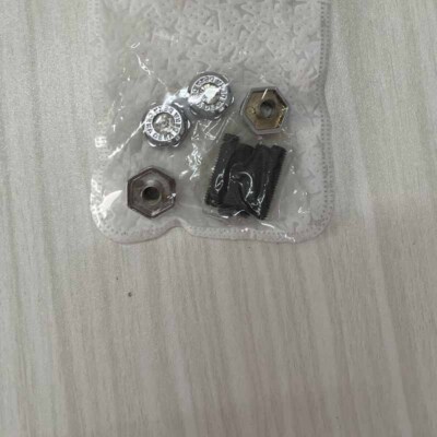 White Crystal License Plate Bolt Screws Frame Fixed Nut Universal for ...