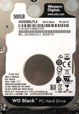 Western Digital WD5000LPLX-00ZNTT0 Thailand 500gb 2.5" Sata hard drive ...