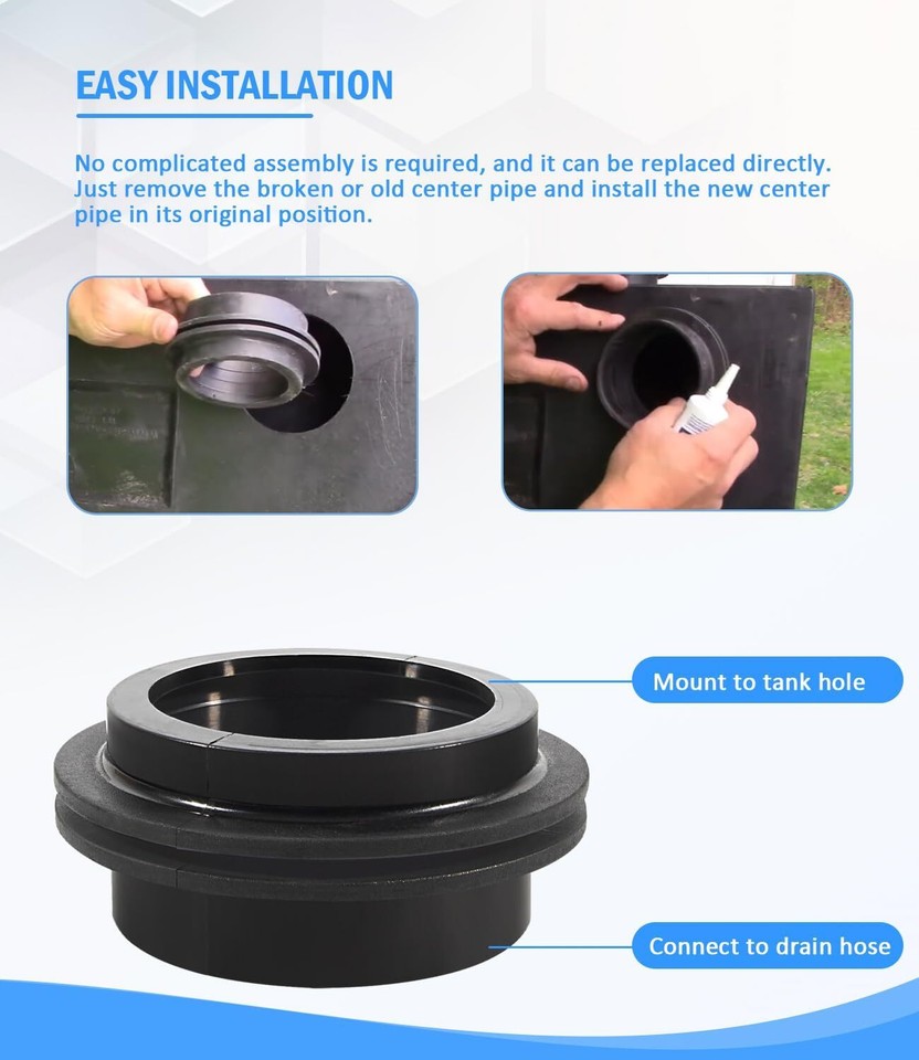 Custom Roto-Molding 93 RV Tank Grommet 3" RV Black Gray Water Holding ...