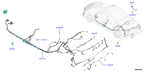 Nissan/INFINITI 24016-6CA5A Harness SUB, Console Box. . | eBay