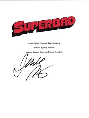 Judd Apatow Superbad Producer Signed Script Cover Autographed COA | eBay