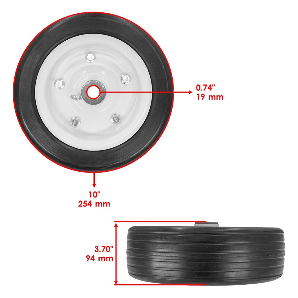 Caster Wheel for Bush Hog ATH600 ATH720 EFM480 EFM600 FTH480 FTH600 ...