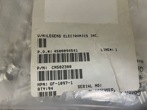 94 PCS Gilbert GF-1097-1 Connector CBL F-TYPE 1P MALE | eBay