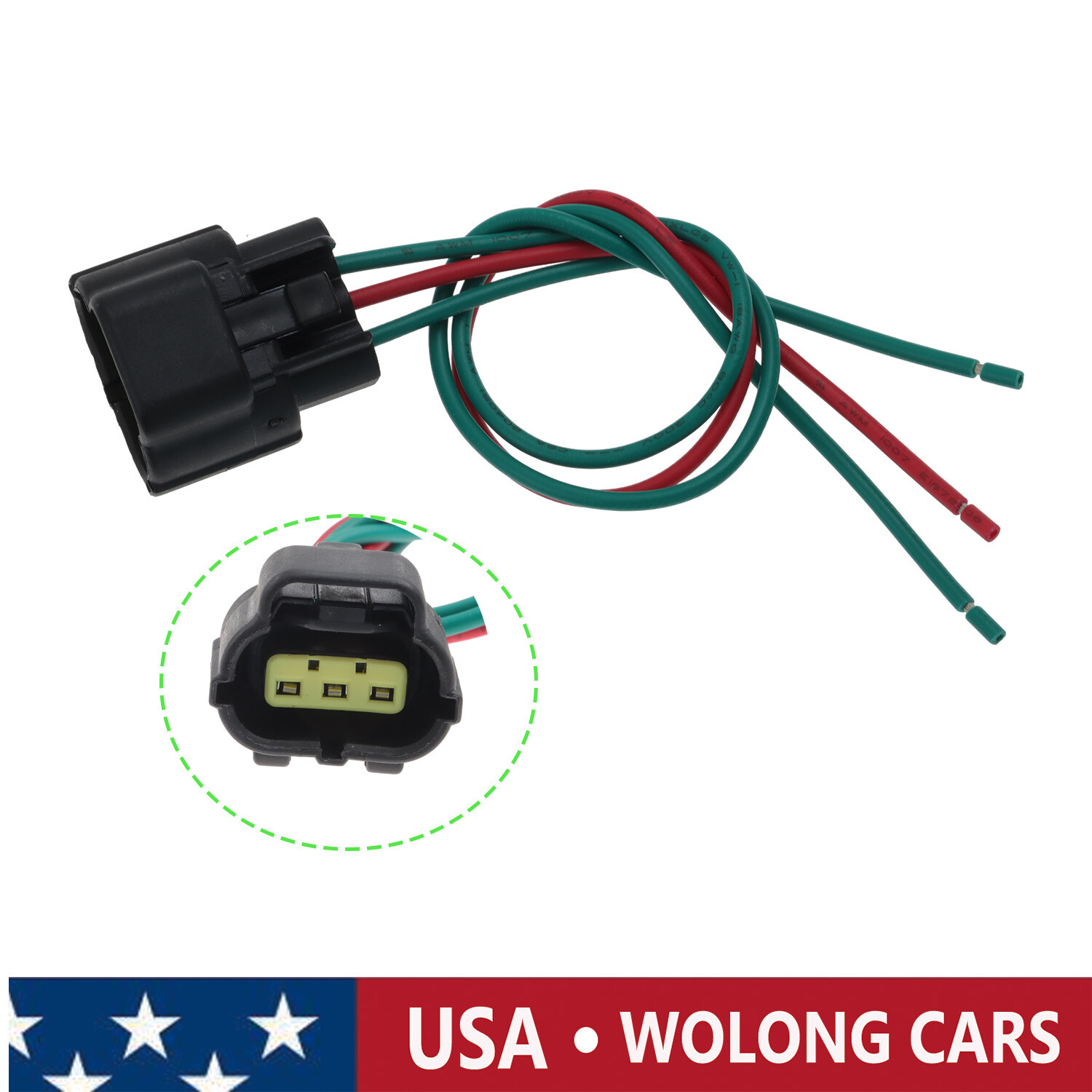 Camshaft Position Sensor Harness Plug 3-Wire for XC60 XC70 XC90 Volvo ...