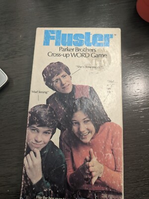 Vintage Fluster Parker Brothers Cross-up Word Game 1973 | eBay
