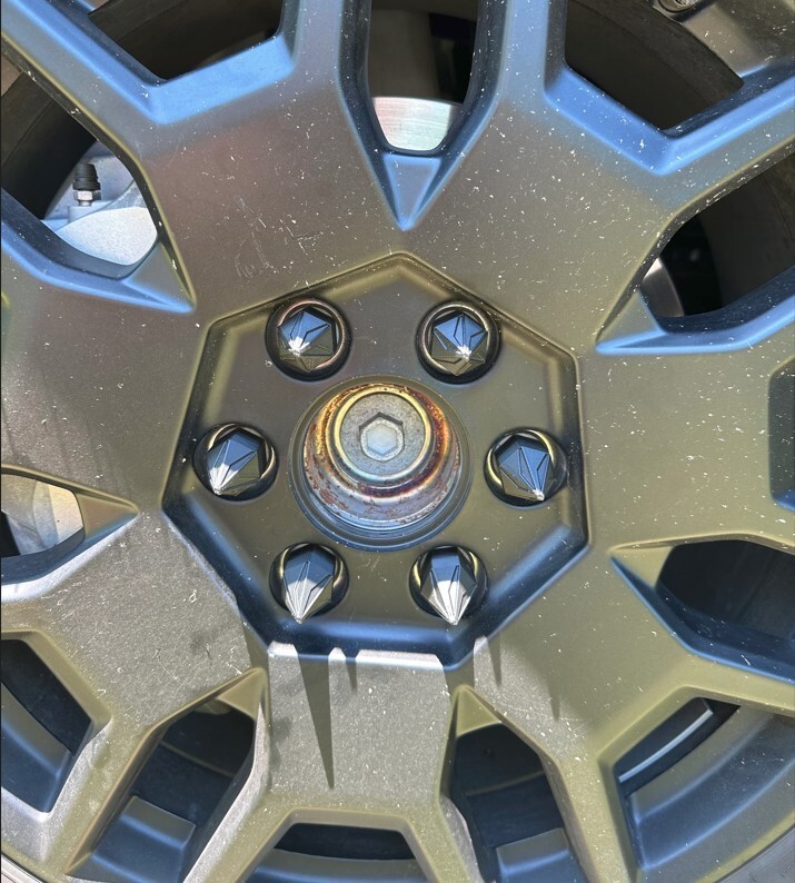 Tesla Cybertruck Spikey Lug Nut Cover Set of 24 (6 Per Cybertruck Wheel ...