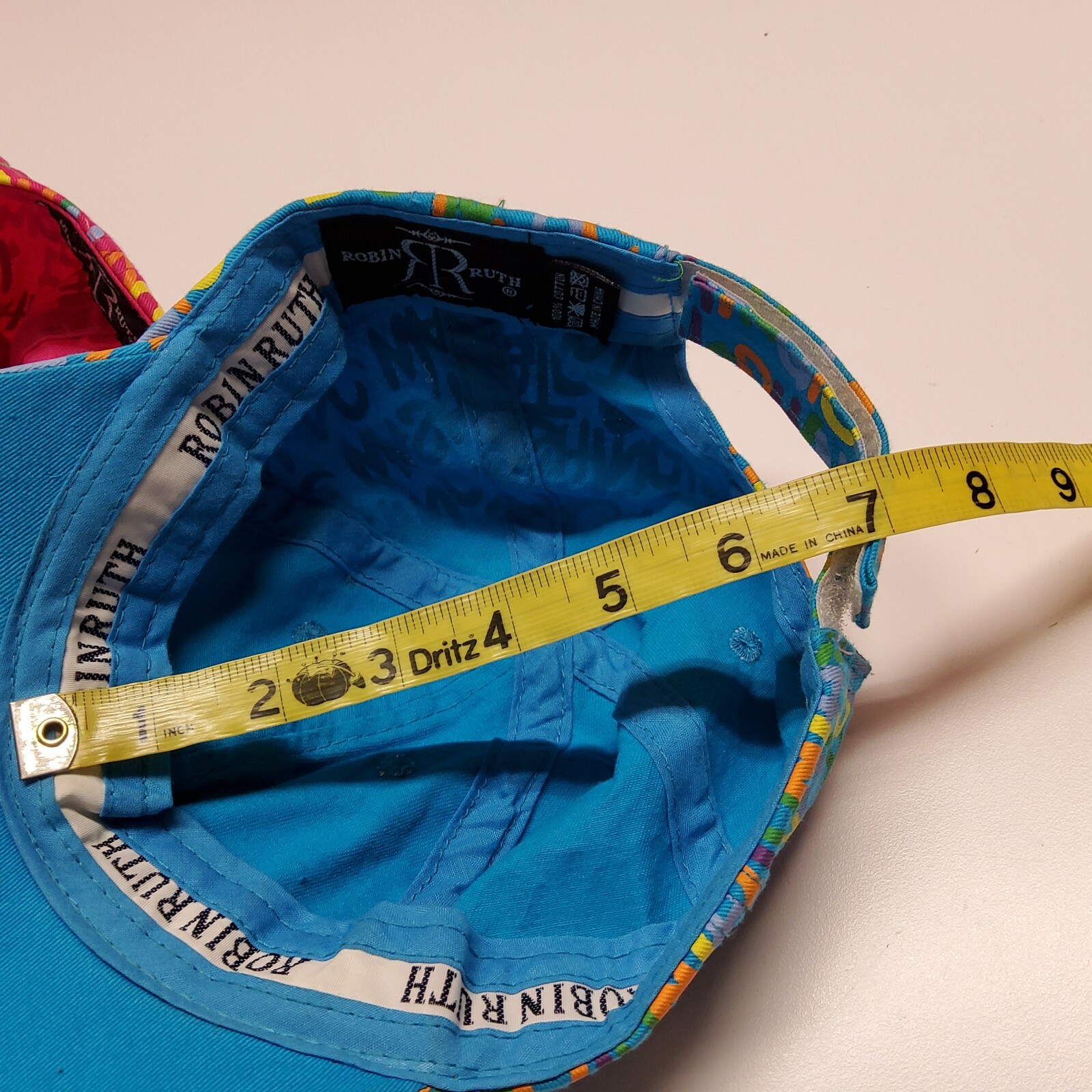 Lot of 2 Robin Ruth Kids Hats Washington DC Adjustable Pink Blue Caps ...