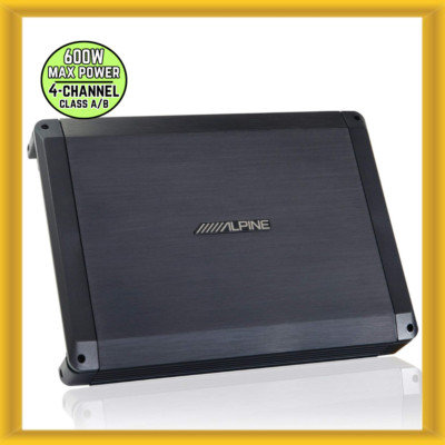 Alpine BBX-F1200 600W Max Power Class A/B 4-channel MOSFET Car Audio ...