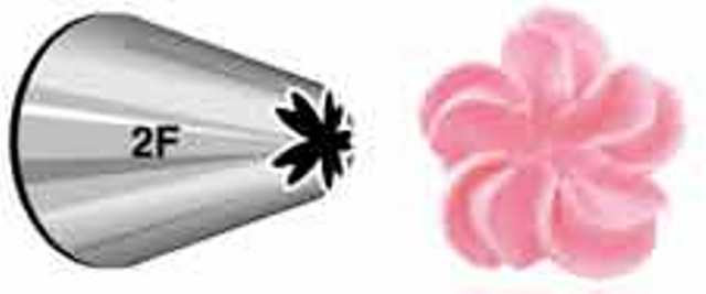 Wilton Drop Flower Decorating Tips: 106-109, 129-225, 1B, 1E, 1F, 1G ...