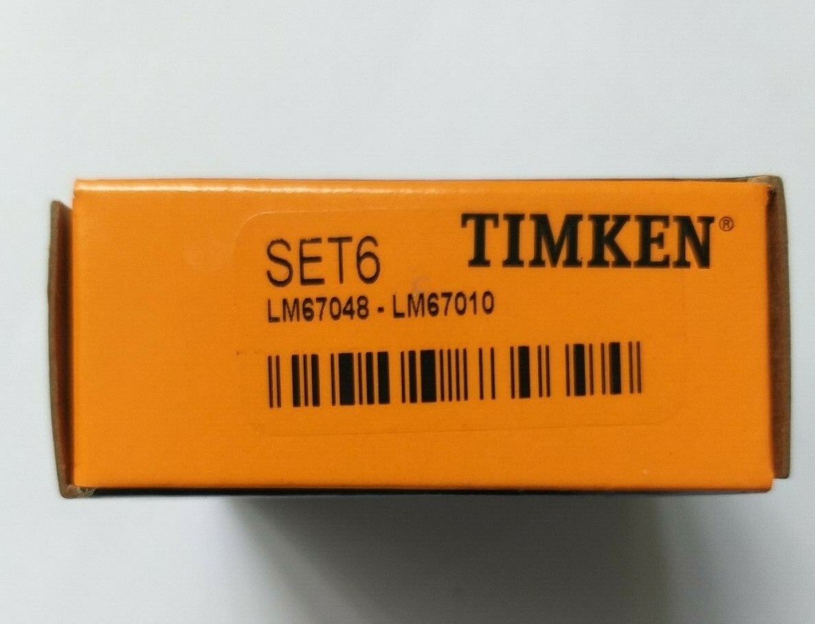 Timken LM67048/ LM67010 (SET6) Cup & Cone Tapered Roller Bearing | eBay