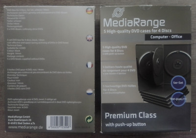[MEDIARANGE] BOX 5 BOITIERS DVD 4 DISCS | eBay