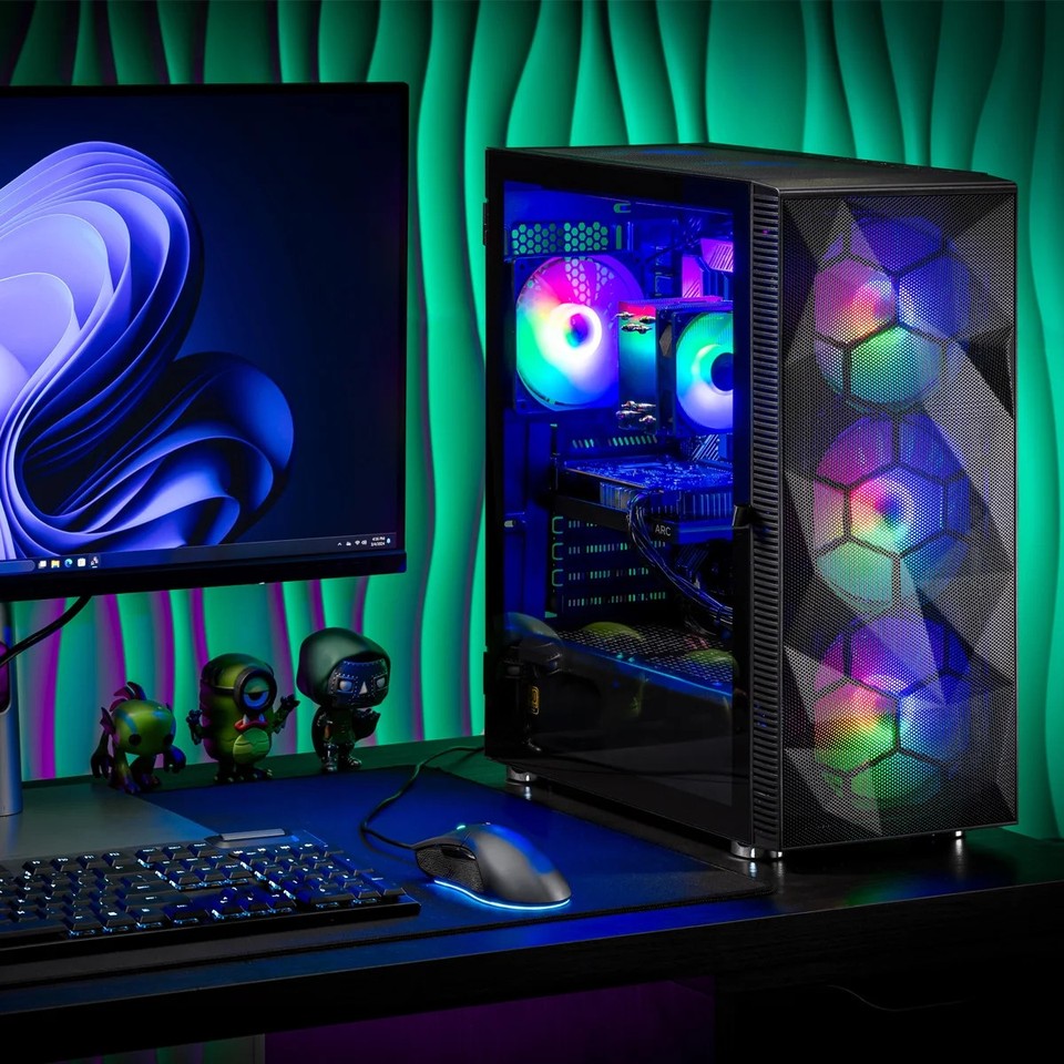 Skytech Storm Gaming PC, AMD R7 5700, NVIDIA RTX 5060 Ti 8GB, 1TB, 32GB ...