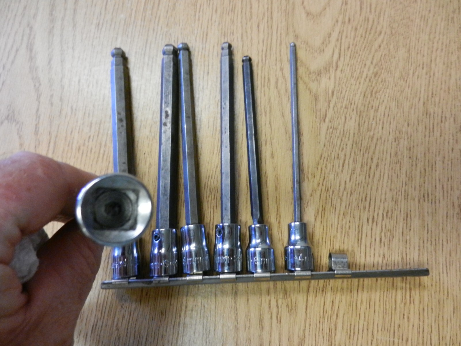 7 SK Tools 3/8" Drive Long Hex Allen Sockets 3mm,4mm.6mm,7mm,8mm,9mm ...