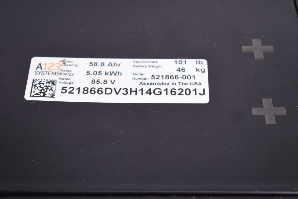 A123 85.8V 58.8Ah LFP Battery Module 5.05kWh | A123 Systems | More Than ...