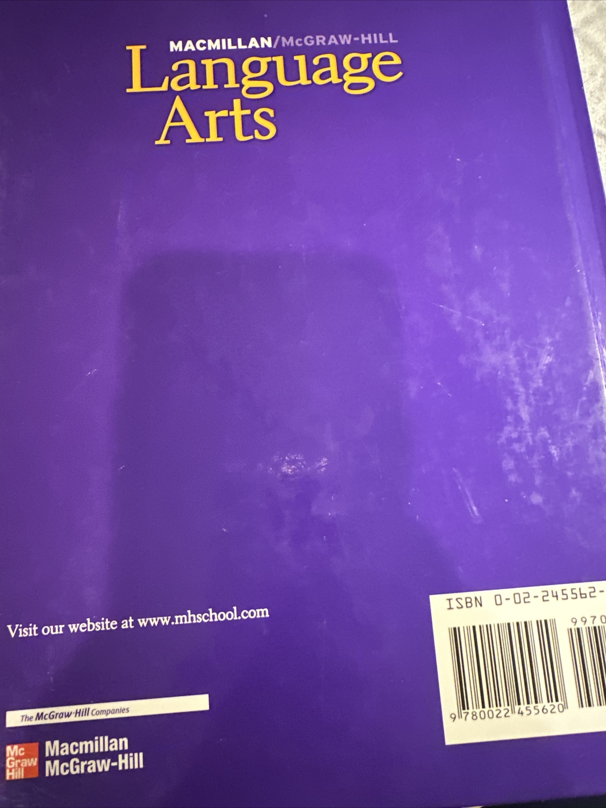 Language Arts Grade 4 Macmillan / McGraw Hill 4th Homeschool Grammar ...