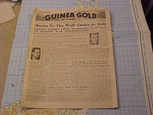 ORIGINAL WWII NEW GUINEA NEWSPAPER - GUINEA GOLD - JUNE 16, 1943 | eBay