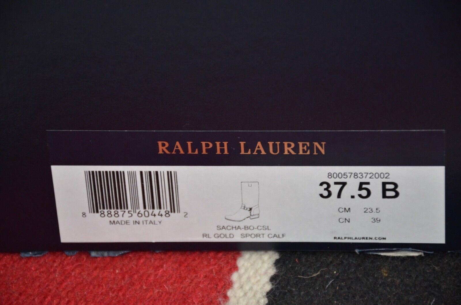 Ralph Lauren Collection Purple Label Sacha Leather Equestrian Riding ...