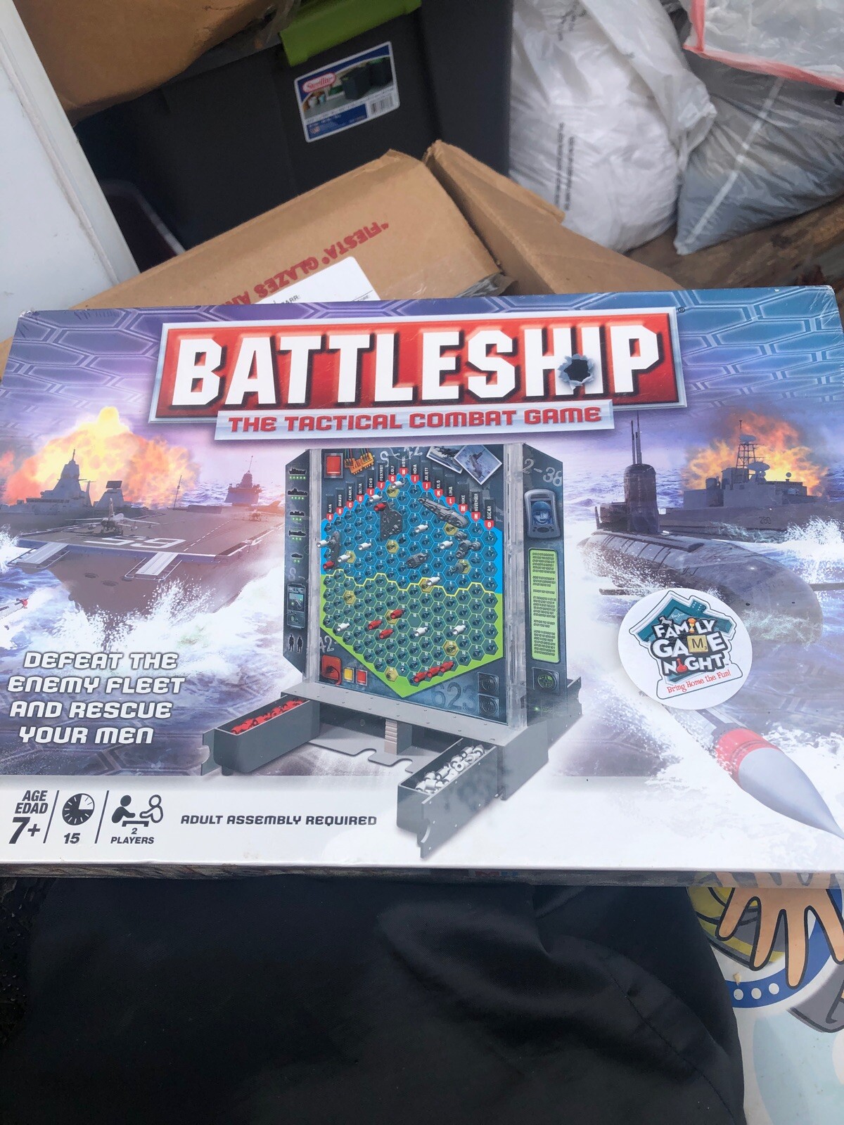 New Battleship - The Tactical Combat Strategy Family Game Night Hasbro ...