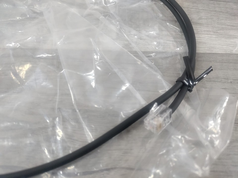 NCR 497-0483244 1639-K054 CB10522 Serial Receipt Printer Cable RJ11 ...