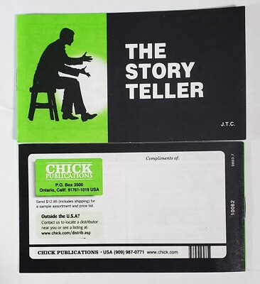 VINTAGE TRACT Jack T. Chick J.T.C. The Storyteller 1985 OOP! | eBay