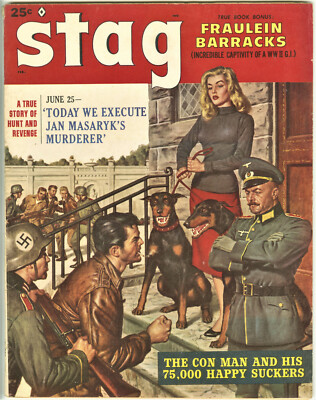Stag Magazine: February 1959 - Crime, Pulp, Jan Masaryk, Captive GI's ...