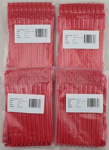 400X Red 175mm NEXT INSP DUE Inspection Tag Rigging Lifting Safety Tags ...