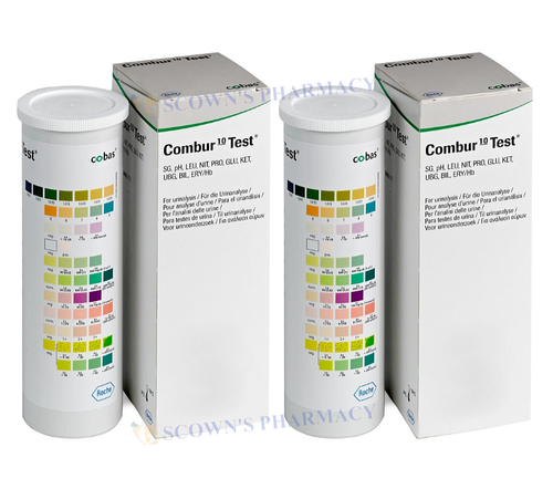 2 x Combur 10 Test Reliable & Precise Urinalysis Screening & Testing ...