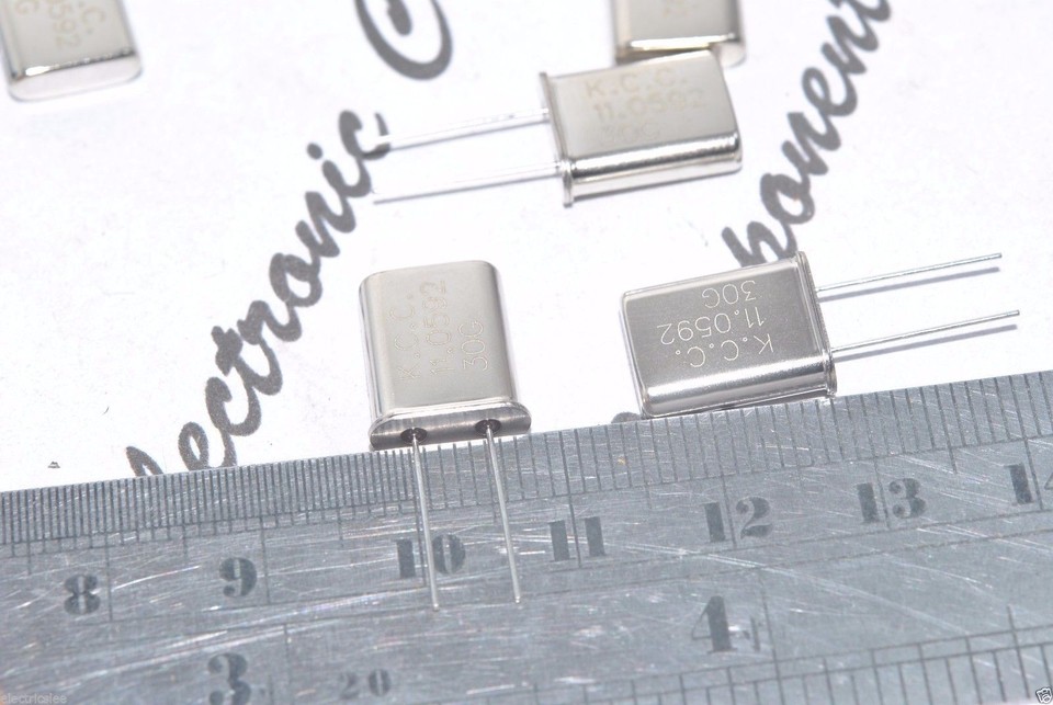 100pcs - KCC 11.0592MHZ Quartz Crystal Resonator / XTAL HC-49U | eBay